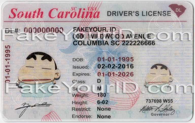 South Carolina ID - Buy Premium Scannable Fake ID - We Make Fake IDs
