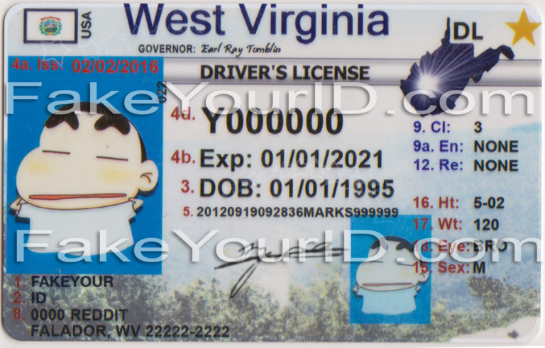 West Virginia - Buy Scannable Fake ID - We Make Premium Fake IDs