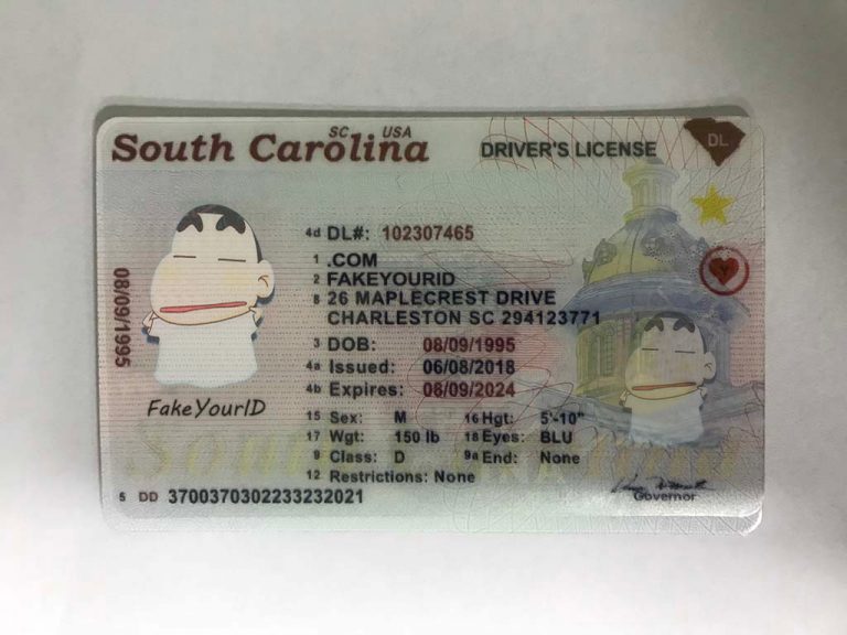 South Carolina - Buy Scannable Fake ID - We Make Premium Fake IDs